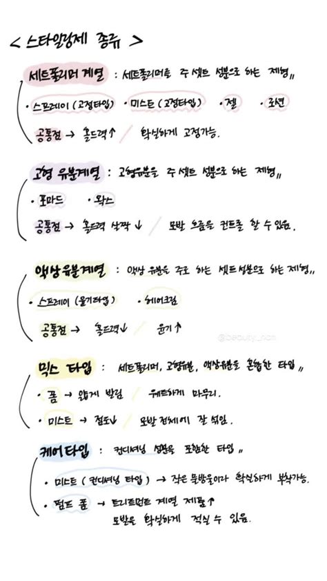 가희의 미용일기 ️ 📌피부의 구조📌 피부는 신진대사를 반복하여 항상 새롭게 바뀌는데요 이러한 피부는 크게 세가지의 층으로 나뉩니다🧐 •표피 각질층 과립층