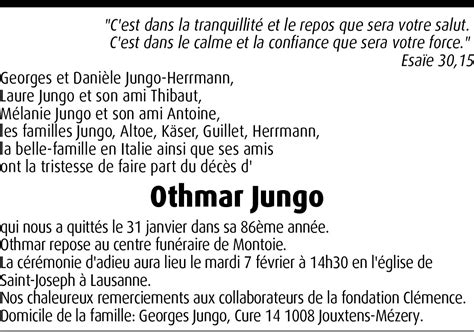 Othmar Jungo Hommages