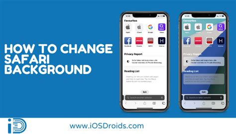 How To Change Safari Background On IPhone IPad Mac