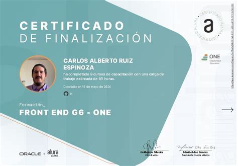 Carlos Alberto Ruiz Espinoza On Linkedin Oraclenexteducation Hellooneg6