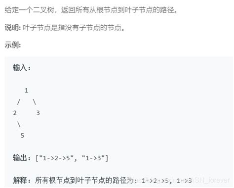 leetcode257题：二叉树的所有路径 leetcode 257题 csdn博客