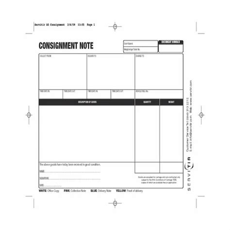 Consignment Notes In New Delhi Id 6423570991