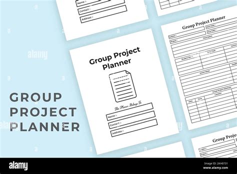 Group Project Planner Kdp Interior Students Group Project Organizer