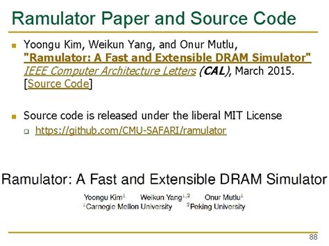 computer architecture lecture 5 dram operation memory control