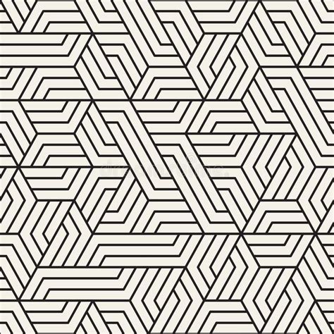 Vector Seamless Pattern Modern Stylish Abstract Texture Repeating Tiles Stock Illustration