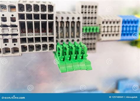 Current Terminal Block Stock Image Image Of Electricity