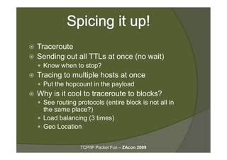 Fun With TCP Packets PPT