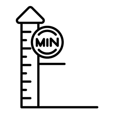 Premium Vector Height Limit Line Illustration