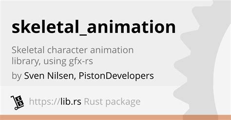 skeletal animation — rust gfx library lib rs