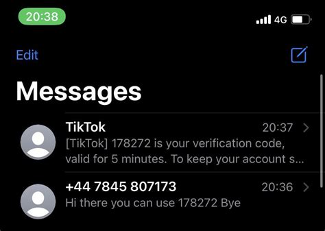 Tiktok Verification Code From A Local Mobile Number R Tiktok