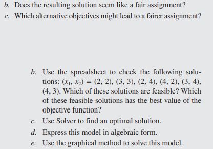Consider A Resource Allocation Problem Having Chegg