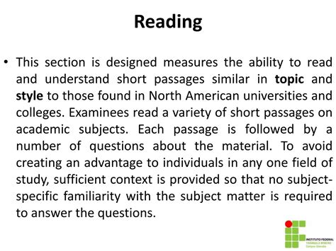 Mock Test Reading Toefl Itp Pptx
