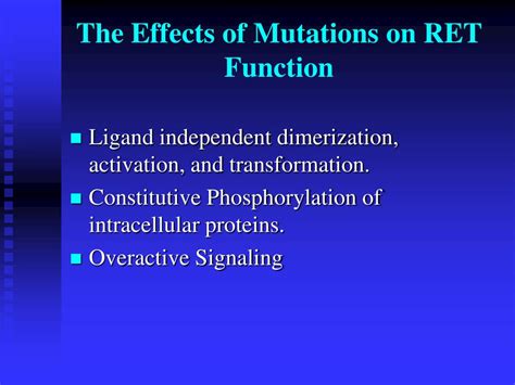 Ppt Ret Proto Oncogene In The Development Of Thyroid Cancer Multiple Endocrine Neoplasia