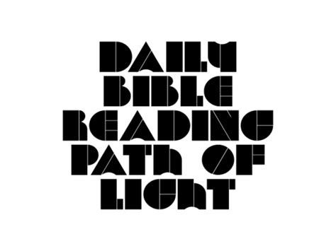 Daily Bible Reading Path Of Light Afbeelding Door Dudley Lawrence