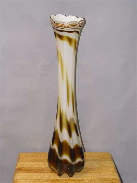 Ваза цветное стекло СССР конец ХХ века 71 × 18см — Антикварная лавка в Калашном