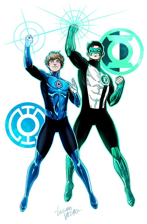 Ranger Vieve Lucianovecchio Green Lantern Kyle Rayner And Blue
