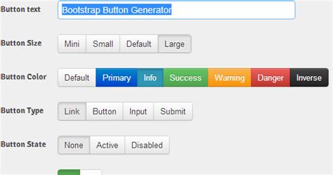 Membuat Tombol Button Cantik Dengan ‘bootstrap Button Generator