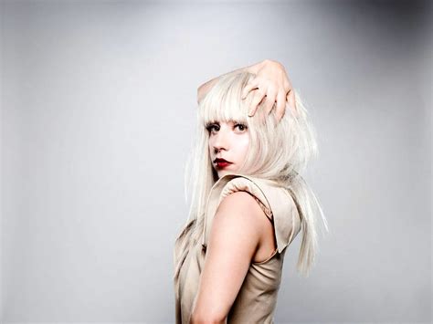 Lady Gaga White Blond Wallpaper Free Download Backgrounds