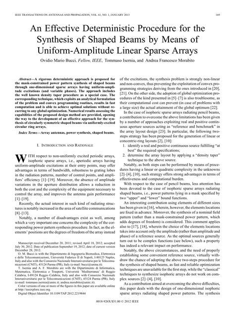 pdf an effective deterministic procedure for the synthesis of shaped
