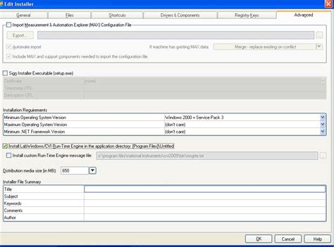 Problème Runtime Labcvi Ni Community