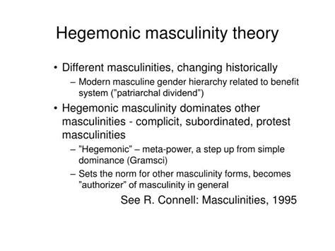 Hegemonic Masculinity And Media Analysis
