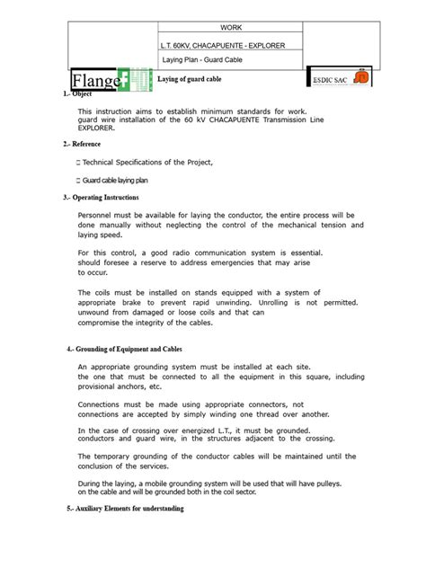 Guard Cable Laying Pdf Manufactured Goods