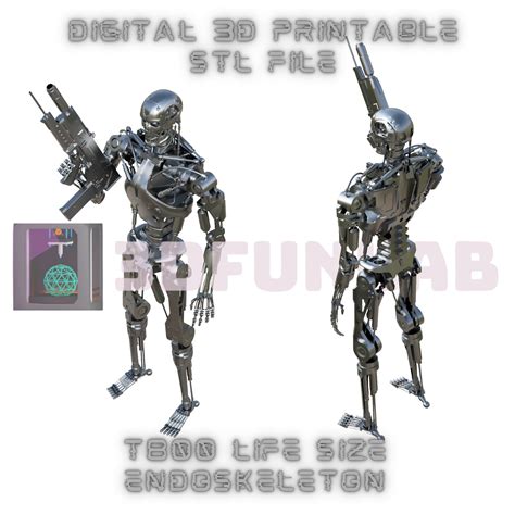 Terminator T800 Endoskeleton Real Detail High Quality Life Size 3d Printable Stl File For