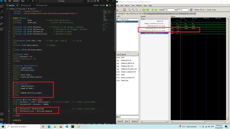 I Built A Division Circuit Instantiated It In Top Lvl But I Don T Get An Output The Circuit