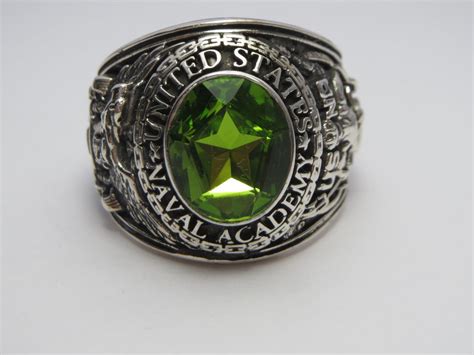 Personalized Ring Silver 925 New Usna 1972 Usn Ring Naval Ring Etsy