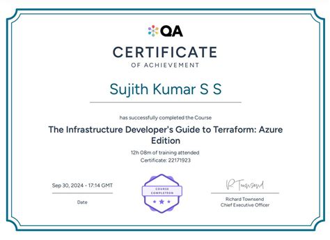 sujith kumar on linkedin azure iac terraform cloudacademy qa