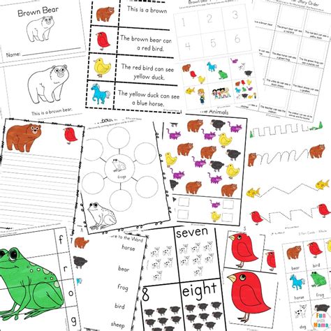 Brown Bear Activities Pack Fun With Mama Shop