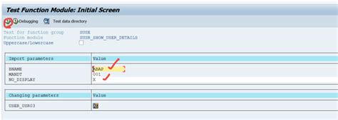 Function Module To Get User Details Sapcodes