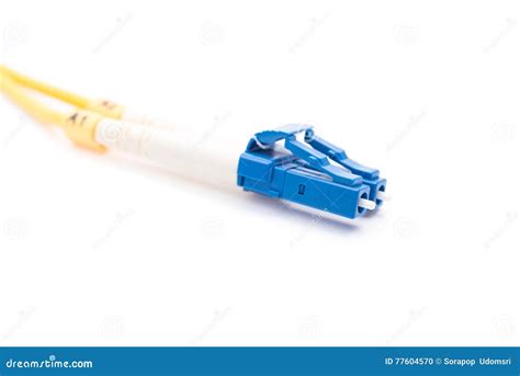 Fiber Optic Cables Single Mode LC Isolated Stock Photo CartoonDealer Com