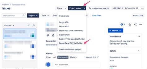 how to export data from jira blog