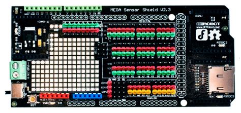 Mega Sensor Shield V2 4 Compatible With Arduino Mega Kamami On Line Store
