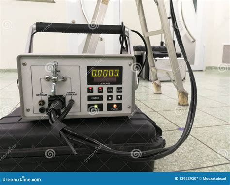 Particle Counter Or Aerosol Photometer Stock Image Image Of Laminar Design 139239307