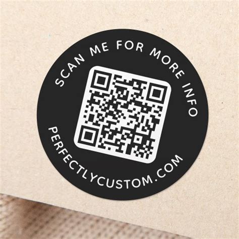 Custom QR Code Stickers Perfectly Custom