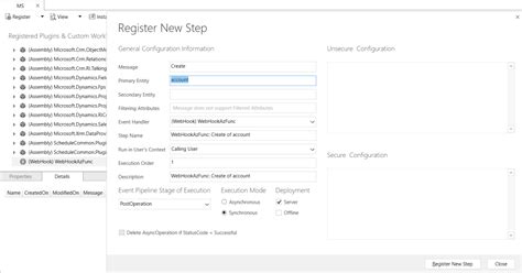 Dynamics 365 Using Webhooks To Post Data From Plugin To Azure Function Rajeev Pentyala