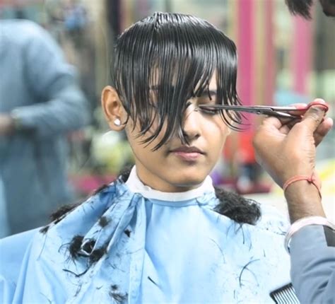 Gorgeous Model Goes From Long Hair To A Radical Pixie Fade