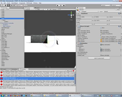 Doorawake Problem Pleaaase Help Unity Engine Unity Discussions
