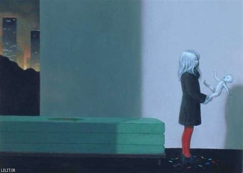 🎨 اثر هنری تابلو نقاشی دختر و نوزاد لیلیت ® Lilit