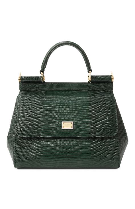 Женская темно-зеленая сумка sicily small DOLCE & GABBANA купить в ...