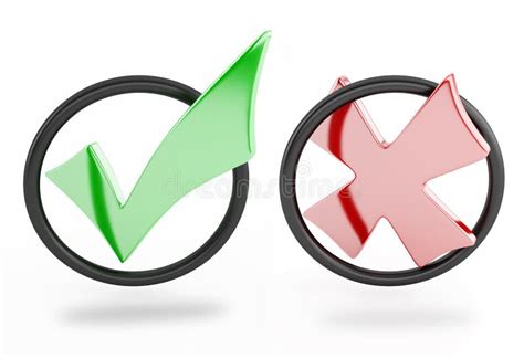 Check Marks In The Circle Stock Illustration Illustration Of Accept