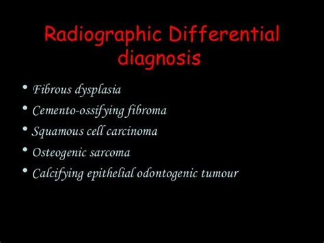 Juvenile Aggressive Ossifying Fibroma Prosthodontic Course