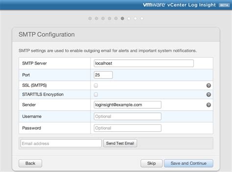 Configuring VCenter Log Insight SFlanders