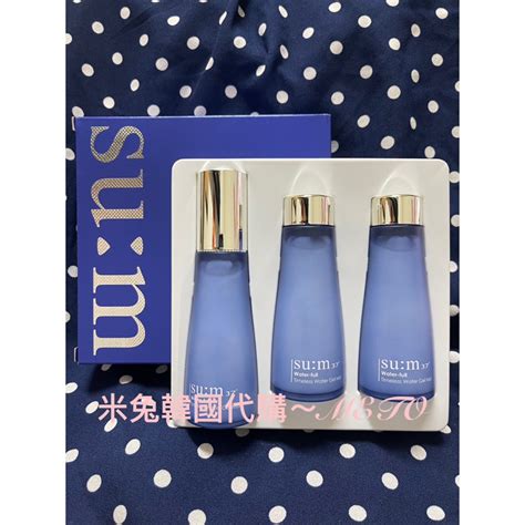 米兔韓國代購 甦秘 呼吸 Su M37 活水潤澤酵能水感噴霧 驚喜水分噴霧 套盒 敏感肌適用 蝦皮購物