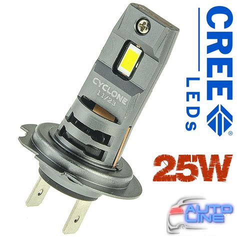Компактная LED-лампа H7/H18 под галогенку - Cyclone LED H7/H18 6000K ...