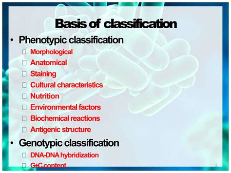 Classification Of Bacteria By Shayam Kumar Mishra Pptx Chemistry