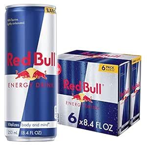 Red Bull Energy Drink Original 84 Fl Oz Pack Of 6