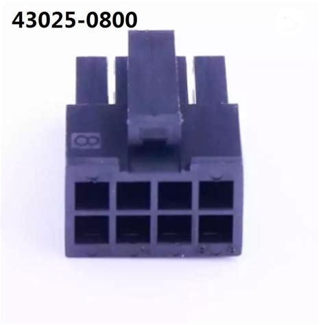 8 Pin Female Molex Wire Harness Automotive Connector 43025 0800 Connector And Housing